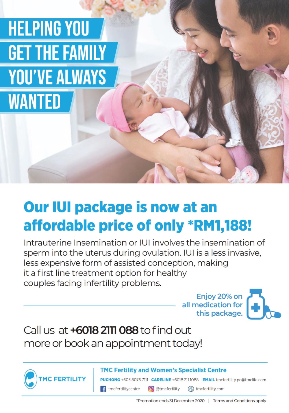 IUI Package – Intrauterine Insemination | TMC Fertility